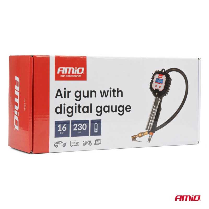tire gauge - digital inflation gun 16 bar