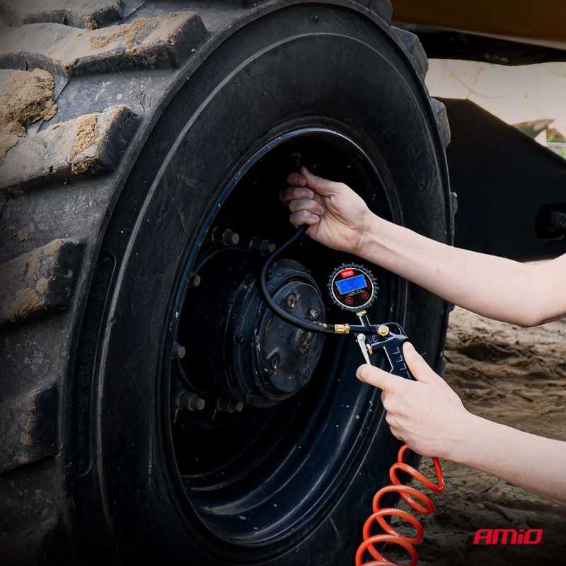 Inflatable gun with pressure gauge 17 bar
