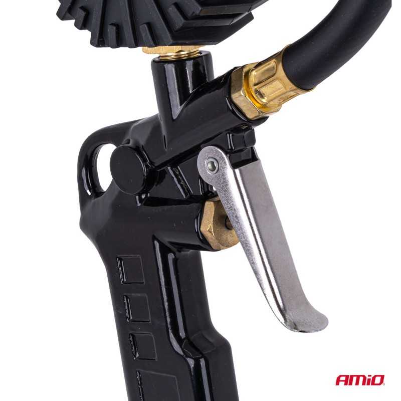 Inflatable gun with pressure gauge 17 bar