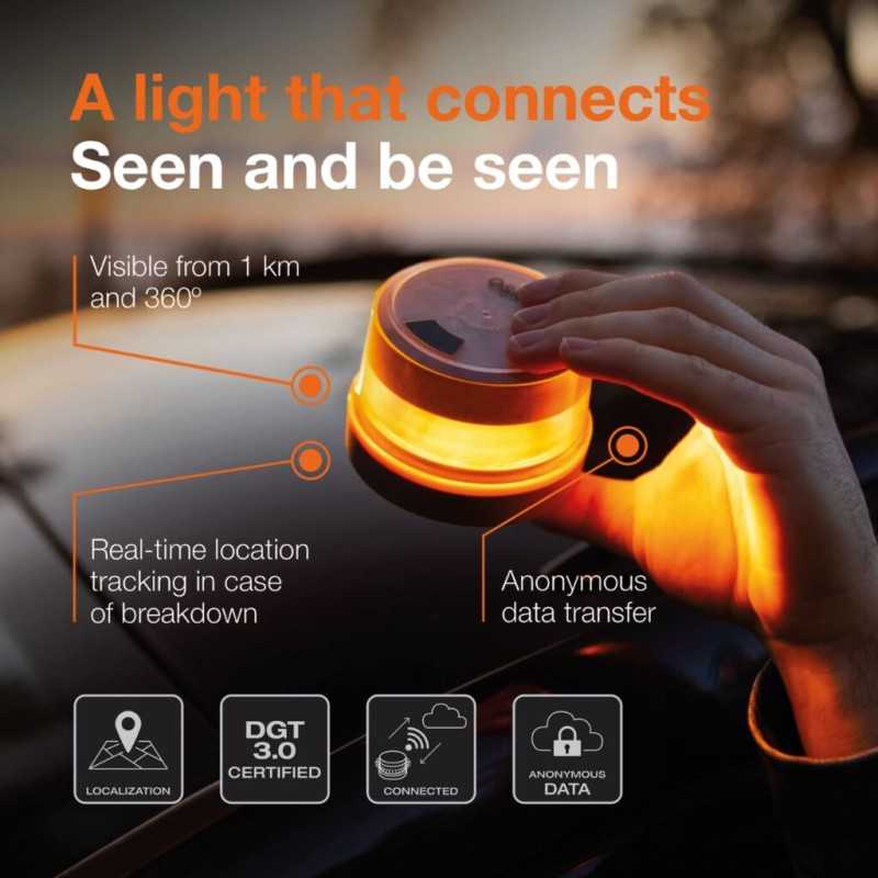 warning light ROAD FLARE Signal V16 IoT